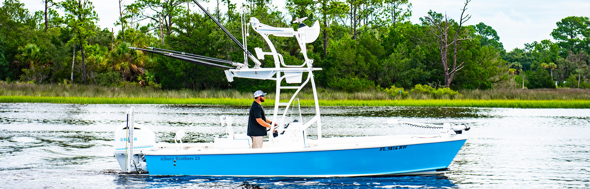 Deluxe Internal Fishing Outriggers | Internal Boat Carbon Fiber Outriggers