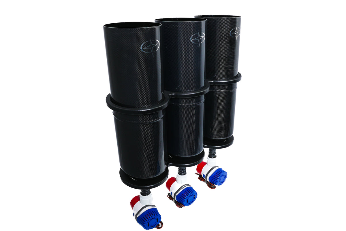 Carbon Fiber Tuna Tube with Brackets