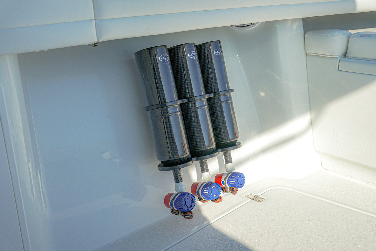 Carbon Fiber Tuna Tube with Brackets