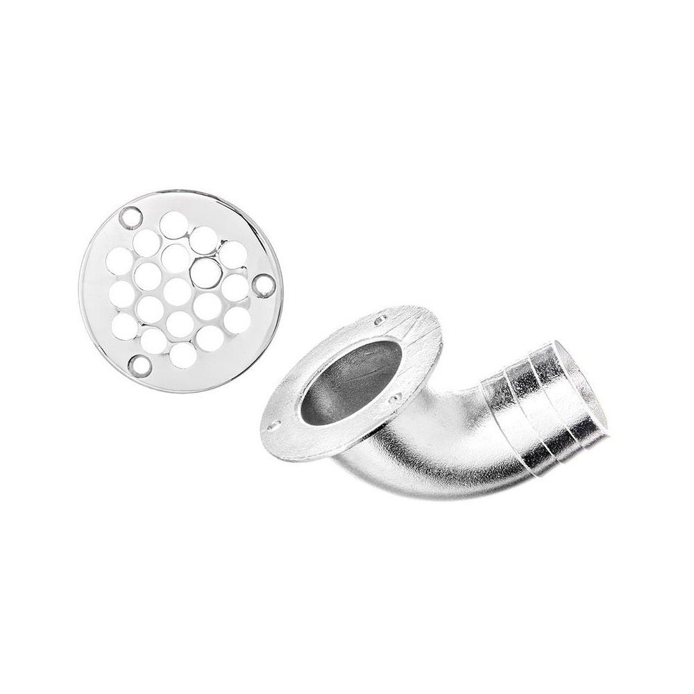Stainless Steel Low Profile Drain | Curved Cover Plumbing Solutions ...
